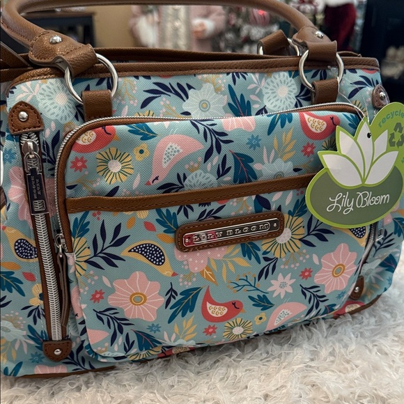 Lily Bloom | Bags | Lily Bloom Bird And Floral Print Bag Nwt Fairy Wren ...